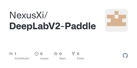 GitHub NexusXi DeepLabV2 Paddle