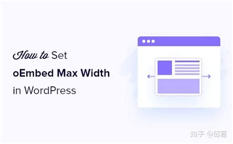 如何在 WordPress 中设置 oEmbed 最大宽度4 种简单方法 知乎