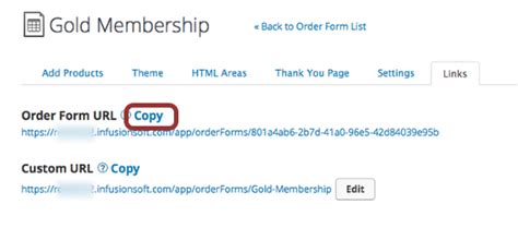Set Up Order Forms Imember360 Documentation