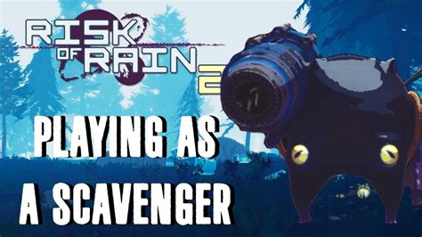 Playing As A Scavenger Risk Of Rain 2 Playable Scavenger Mod
