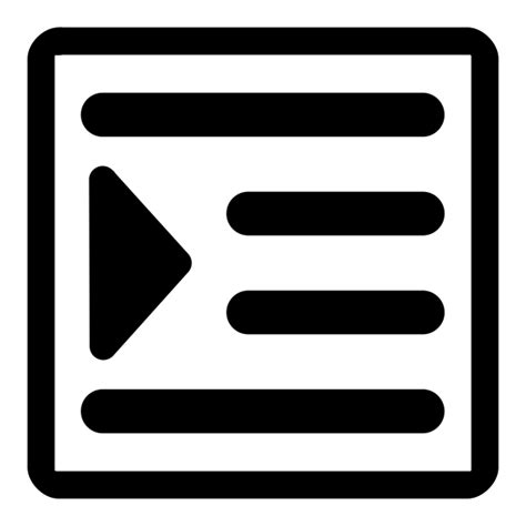 Mono Indent Free Svg