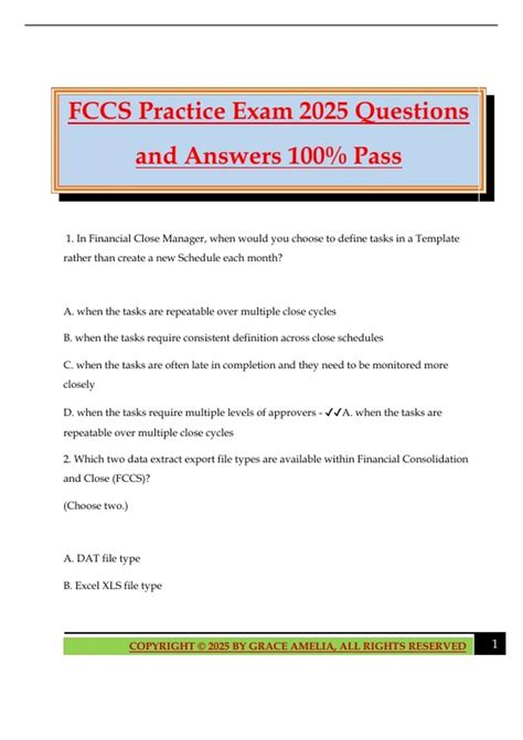 Fccs Practice Exam 2025 Questions And Answers 100 Pass Fccs Stuvia Us