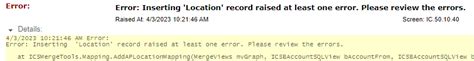 Trying To Write Details Of An Exception To The Trace Log Community