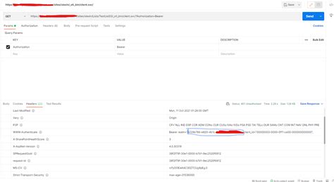 Tenant Id Not Found Sharepoint Api Postman Authnetication Token Microsoft Qanda