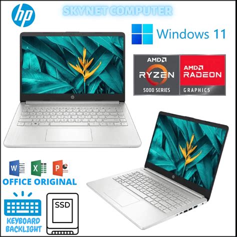 Jual HP 14s FQ2003AU AMD RYZEN 7 5825U RAM16GB SSD512GB VGA AMD RADEON WINDOWS 11 DAN OFFICE
