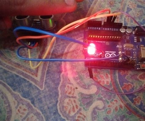 Object Detection With Ultrasonic Sensor Hc Sr04 3 Steps Instructables