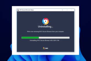 AVG Secure Browser Won T Uninstall Fix It Like An Expert