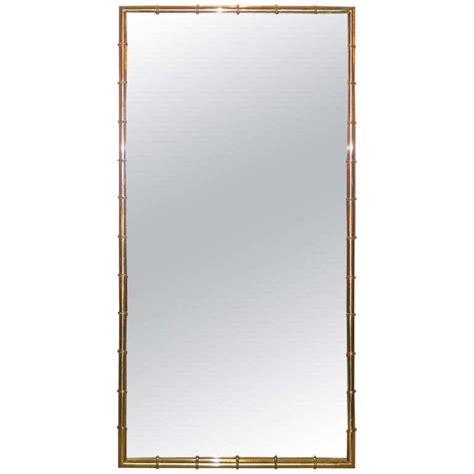 Brass Faux Bamboo Long Mirror By Mastercraft At 1stdibs Long Mirrors