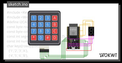 Keypad Copy Wokwi Esp32 Stm32 Arduino Simulator