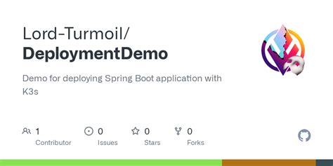 Github Lord Turmoil Deploymentdemo Demo For Deploying Spring Boot Application With K S
