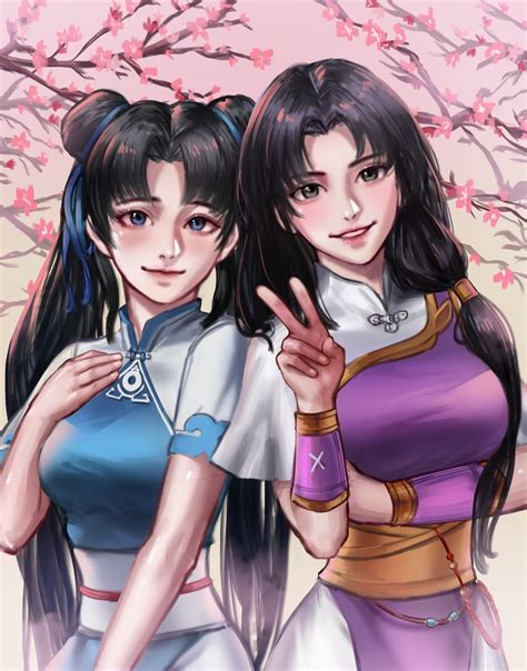 Zhao Linger And Lin Yueru Xianjian Qixia Zhuan Drawn By Benghuai