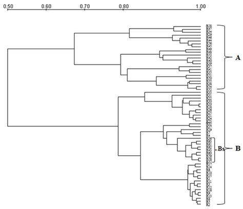Dendrogram From Upgma Clustering Analysis Based On Pearson Download Scientific Diagram