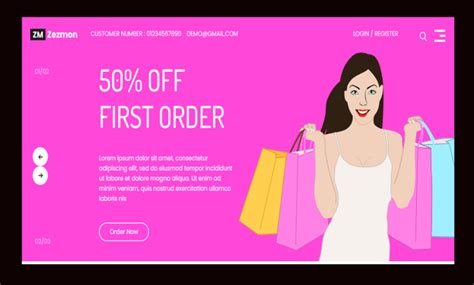 Design Landing Page Using Html Css Bootstrap By Joymojumdar Fiverr