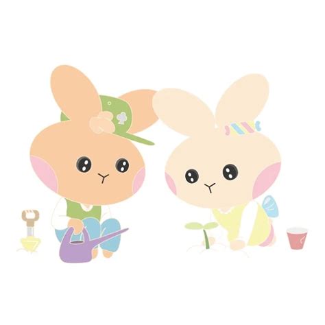 토끼 달력 캐릭터 2d 캐릭터 포트폴리오 크몽