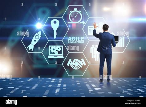 The Concept Of Agile Software Development Stock Photo Alamy
