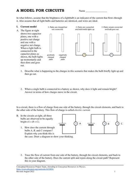 ACORN Physics Tutorials Materials Circuits