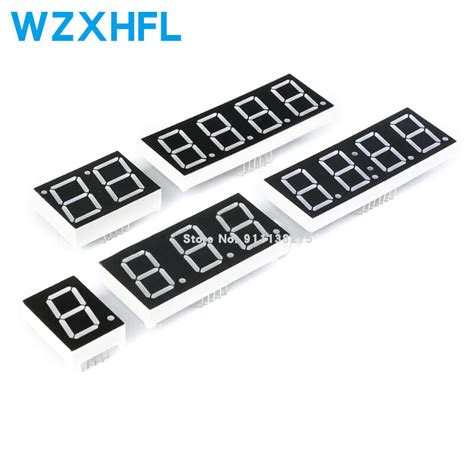 디지털 튜브 공통 양극 공통 음극 적색 Led 디스플레이 056 인치 7 세그먼트 1 2 3 4 비트 5 개 전자 부품