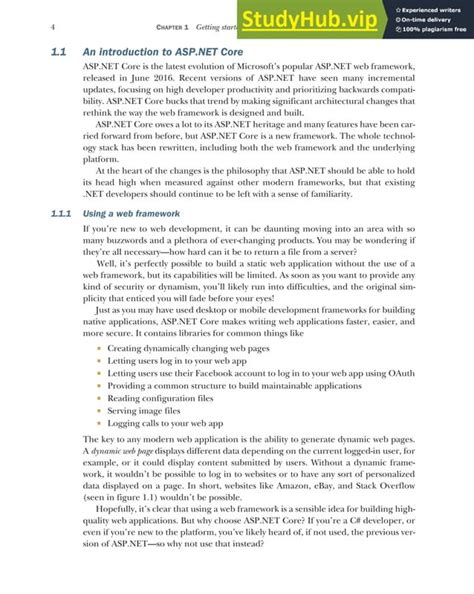 ASP NET Core In Action Pdf Web Design And HTML Internet