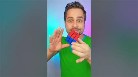 How To Solve Rubicks Cube In 1 Second Magic Trick Youtube