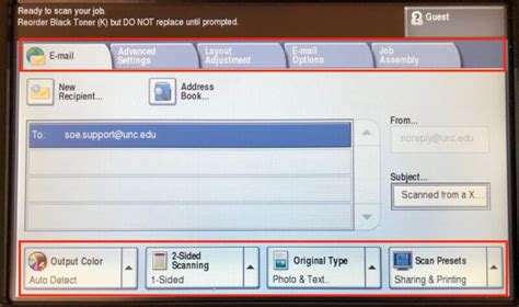 Print Scan Copy Xerox Multi Function Devices MFD Scan To Email Ed Portal