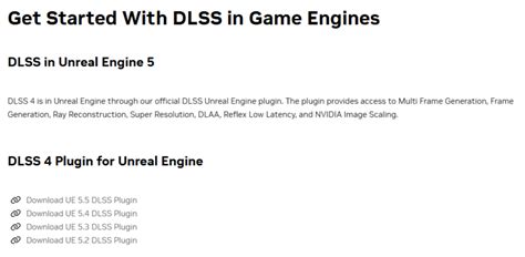 NVIDIA Releases DLSS4 Plugin For Unreal Engine 5 XeSS 1 3 Plugin Now