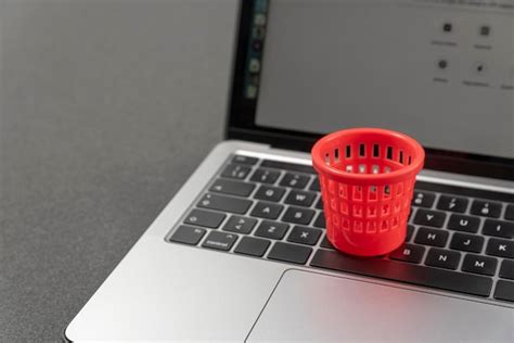 Premium Photo Concept Of Deleting Files And Cleaning Up Information