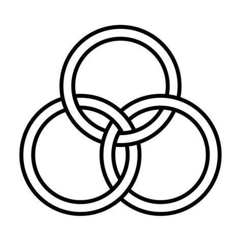 3 Interlocking Circles Illustrations Royalty Free Vector Graphics