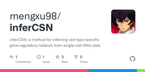 Github Mengxu98infercsn Infercsn A Method For Inferring Cell Type Specific Gene Regulatory