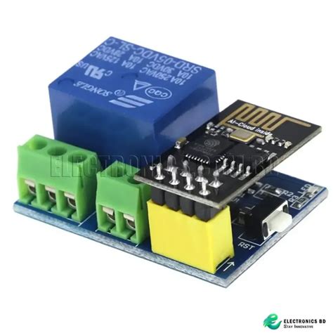 Esp8266 Esp 01 5v Wifi Relay Switch Module Latest Price In Bangladesh Bd
