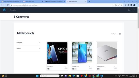 Github Cshiva773mern Ecommerce Frontend Main E Commerce Website Link