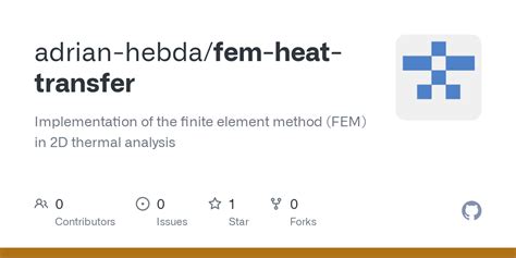 Github Adrian Hebdafem Heat Transfer Implementation Of The Finite Element Method Fem In 2d