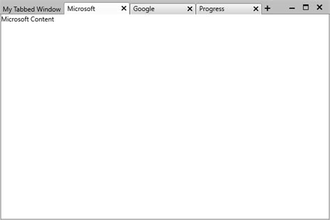 Wpf Tabbedwindow Getting Started Telerik Ui For Wpf