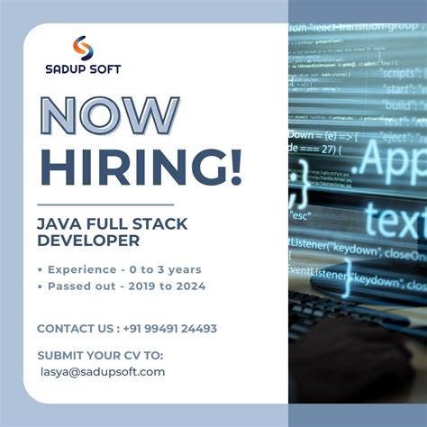 Madhuri G On Linkedin Hiring Javafullstackdeveloper Techjobs Careergrowth
