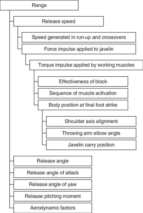 A Deterministic Or Hierarchical Model Of Javelin Throwing Reproduced