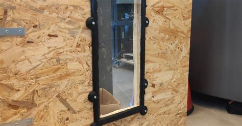 Window Frame For Acrylicplexiglass Observation Window For A 3d Printing Enclosure By Alwin Oz