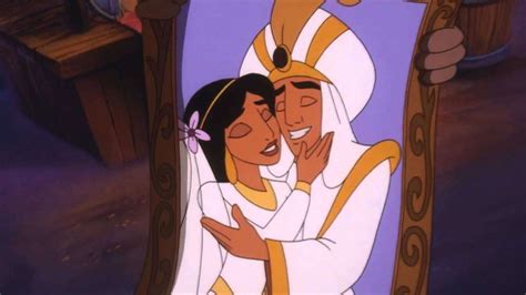 Aladdin And Jasmine Wedding Kiss