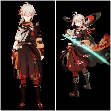Genshin Impact Kaedehara Kazuha Anemo Character Art Anime Impact