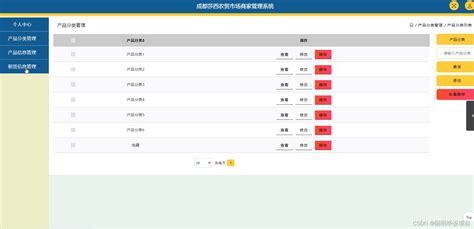 毕设项目：成都莎西农贸市场商家管理系统jspjavaspringmvcmysqlmybatis毕设农贸市场 Csdn博客