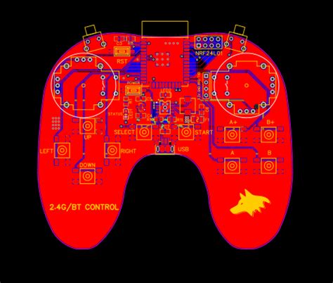ESP BLE GAMEPAD MINI 嘉立创EDA开源硬件平台