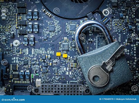 Data Protecting Security Concept Computer Internet Protection With