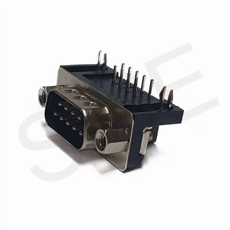 Ds03 09m D Sub 커넥터 기판용 Male 앵글 타입 2열 9pin 스위치올