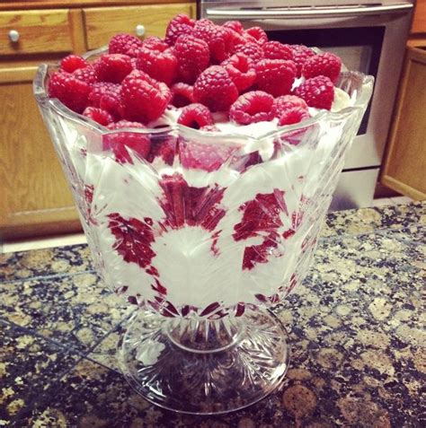 Red Velvet Raspberry Trifle Raspberry Trifle Trifle Trifle Desserts