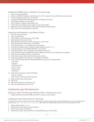 Support More Workers Using Graphics Accelerated VDI Desktops PDF Desktops Computing