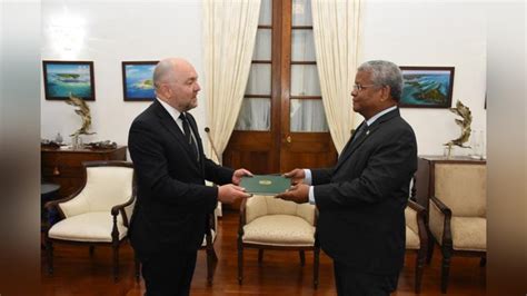 New Brazilian Ambassador Presents Credentials Seychelles