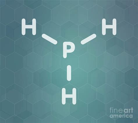 Phosphine Molecule Photograph By Molekuul Science Photo Library