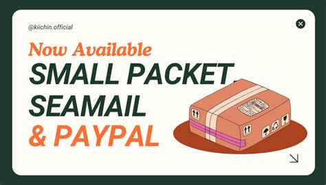 Small Packet Seamail And Paypal Are Now Available On Kiichin