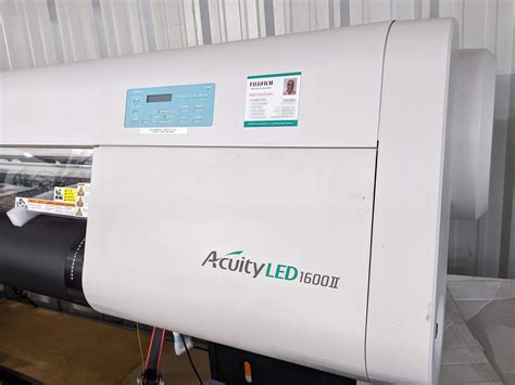 Fujifilm Acuity Led 1600 Ii Large Format Hybrid Printer Used Machines Exapro