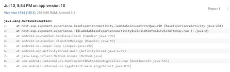 Reactjs Google Play Console Crash Error Unable To Understand Stack Overflow