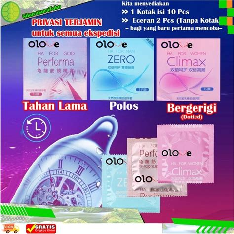 Jual Box Kondom Olo Ha Super Tipis 001 Performa Climax Zero Isi 10 Pcs Shopee Indonesia