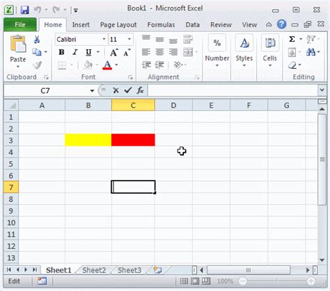 Abc MICROSOFT EXCEL Merge Cells Ribbon